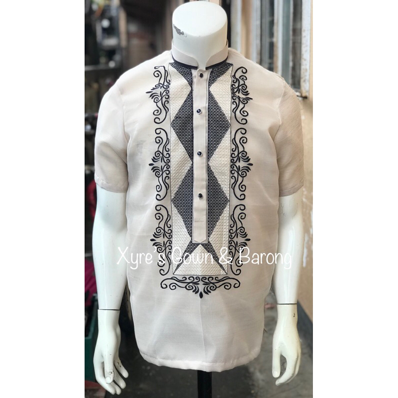 Polo Barong with Lining/ Piña Organza/ Not Shiny- Direct Tahian ...