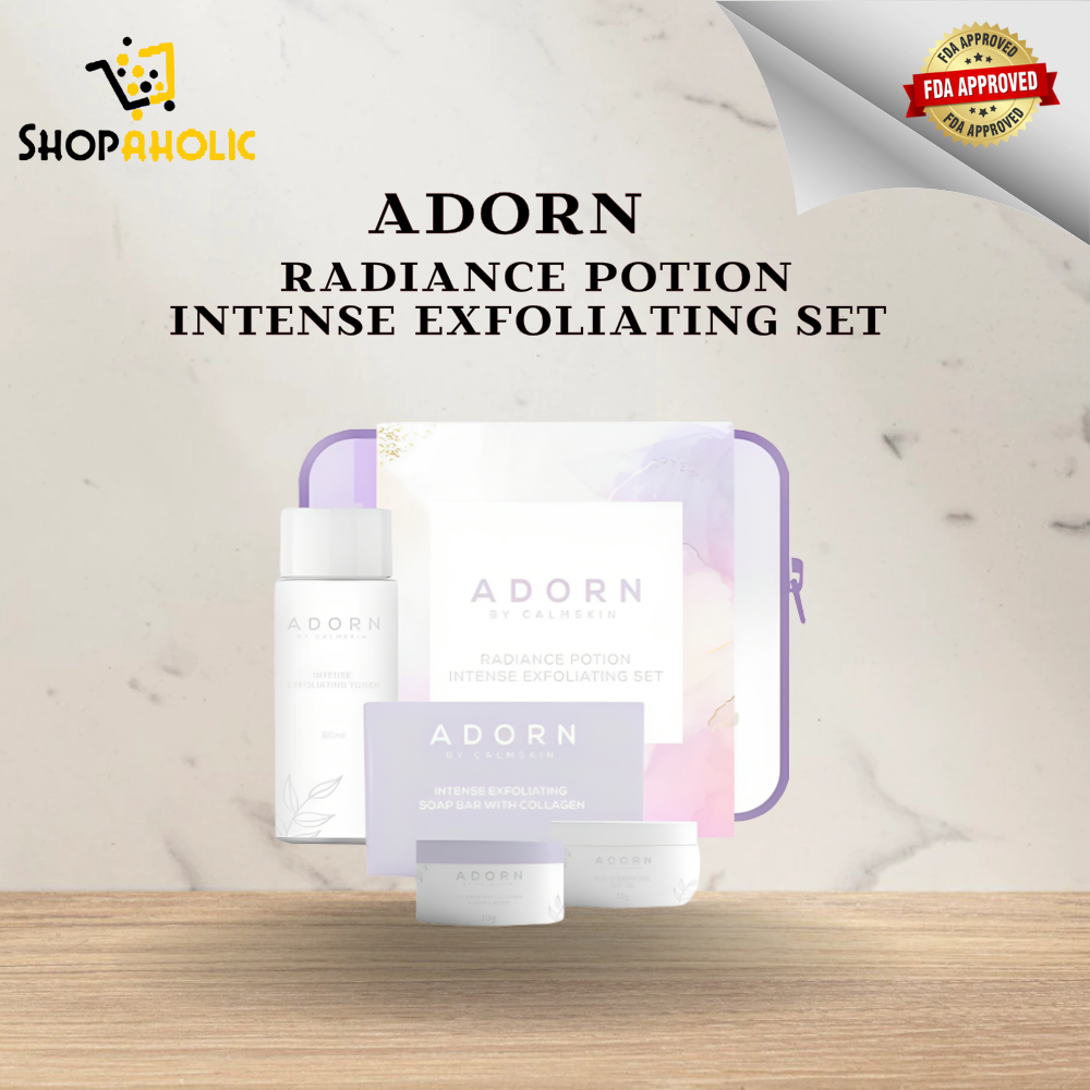 ADORN BY CALM SKIN RADIANCE POTION EXFOLIATING SET/Smooth Wrinkles ...