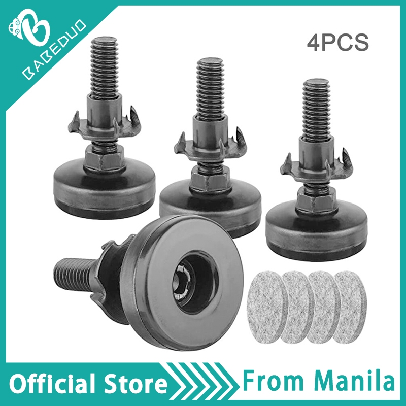 4Pcs/set Adjustable Furniture Levelers Table Legs Metal Leveling Feet ...