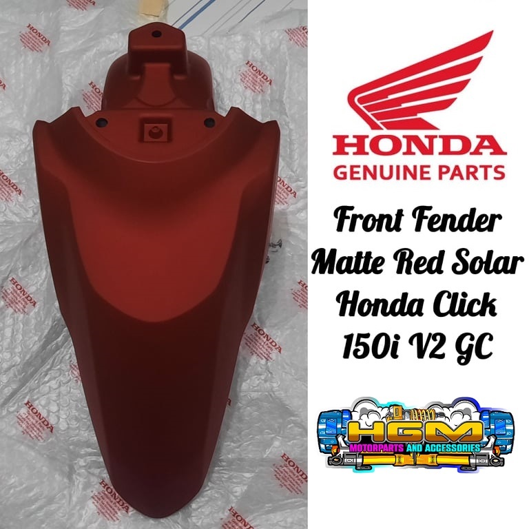 FRONT FENDER, SET ILLUST (MATTE RED) HONDA CLICK 125i/150i V2 GAME ...