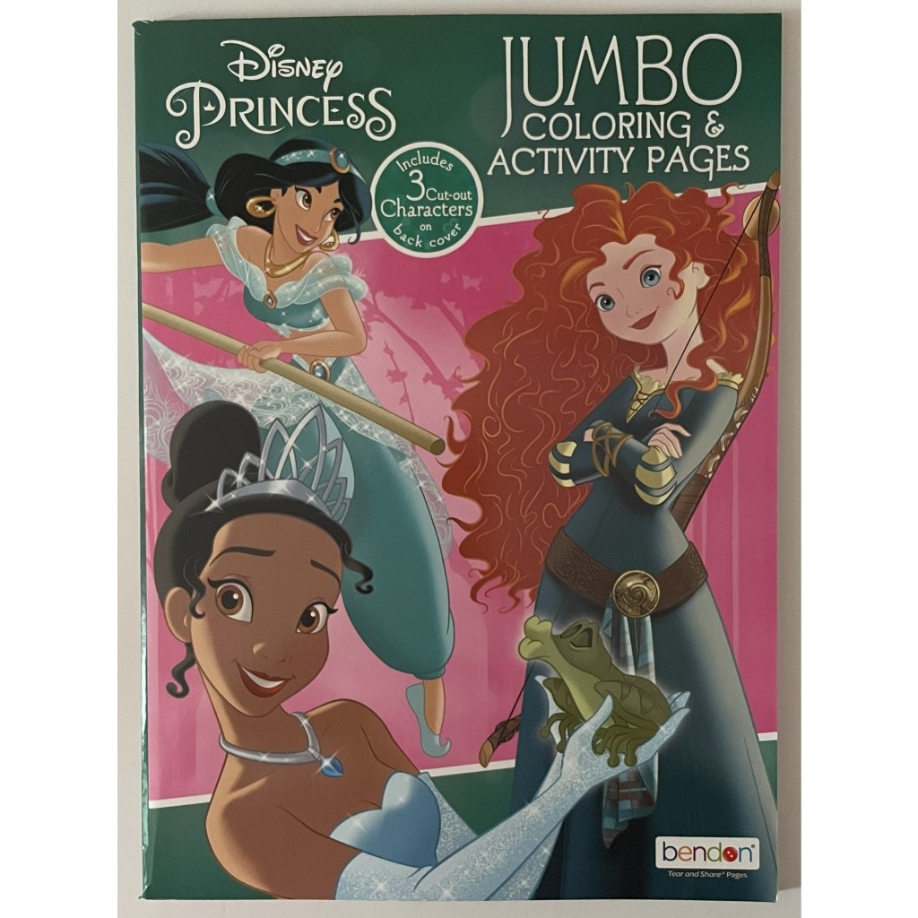 Disney Princess Jumbo Coloring & Activity Pages | Shopee Philippines