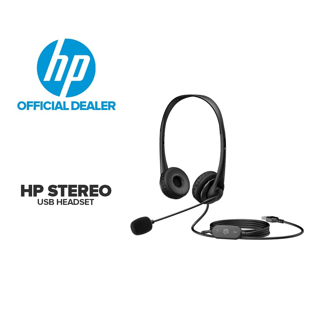 HP Stereo USB Headset | Shopee Philippines