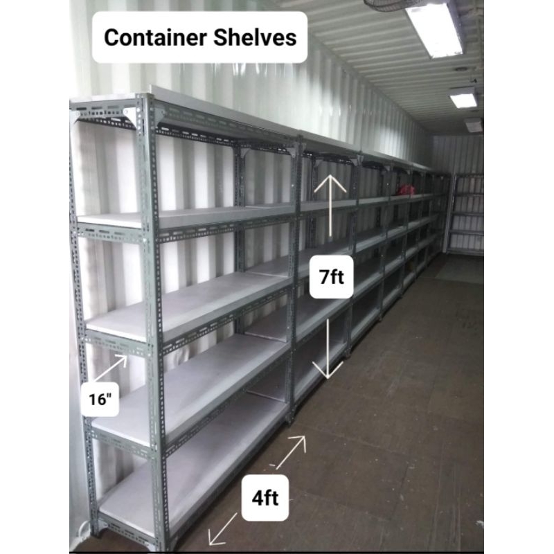 7ft Shelves - 7ft H x 4ft L x 16" W - 5L (1.5x2) | Shopee Philippines