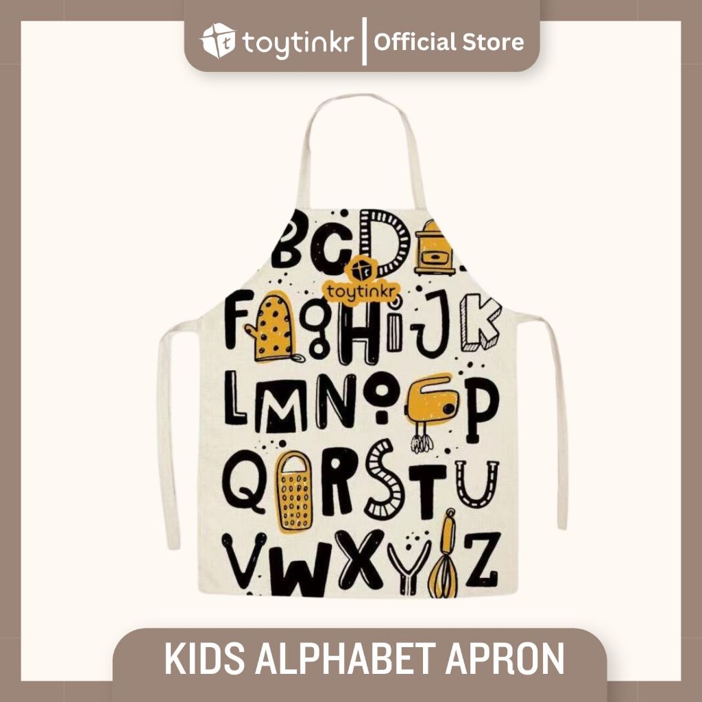 Kids Alphabet Apron by Toytinkr | Shopee Philippines