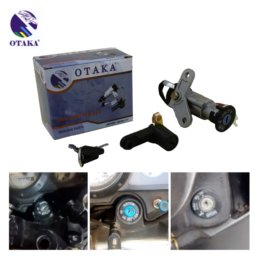 OTAKA MOTORCYCLE MAIN SWITCH SET LOCK (JAPAN QUALITY) | Shopee Philippines