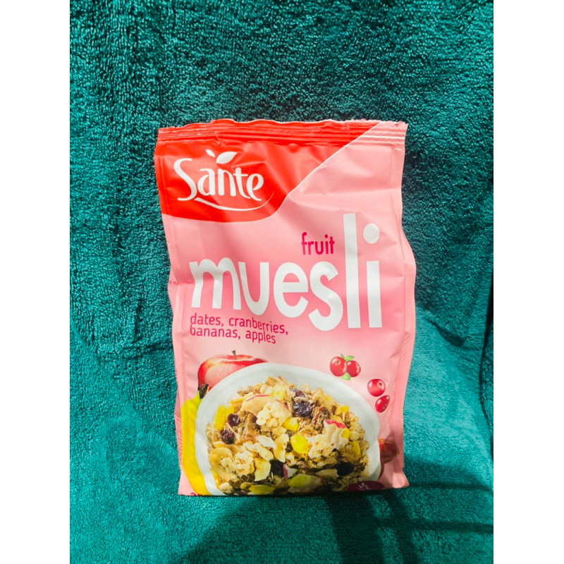 Sante Muesli / Traditional / Fruit/ 350g/ snack healthy food | Shopee ...