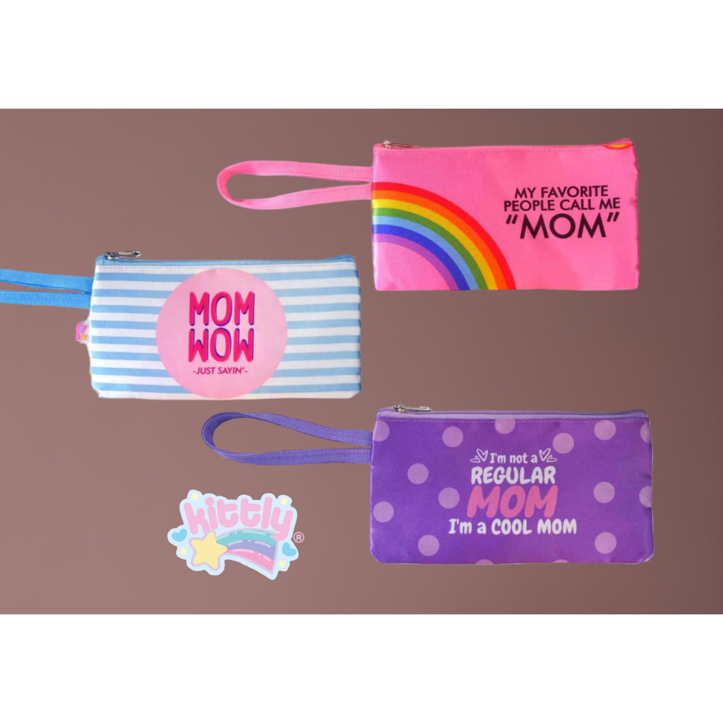 1pc - LONG WALLET - Kittly Collection Printed With Quotes For Moms ...