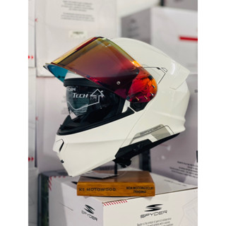 SPYDER FORCE V2 Modular Helmet with Dual Visor (Free Clear Visor ...
