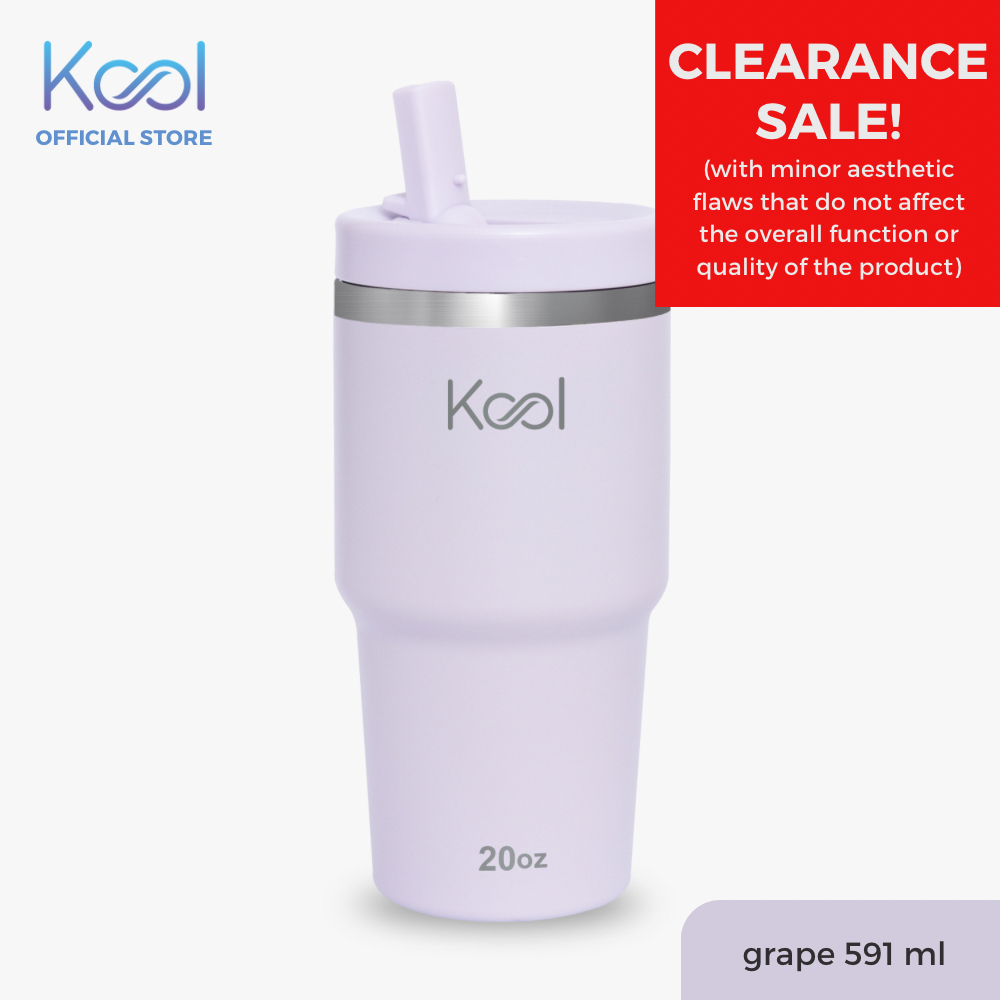 Kool Insulated Stainless Steel Desk Tumbler With Straw - 20oz/591ml | Shopee Philippines