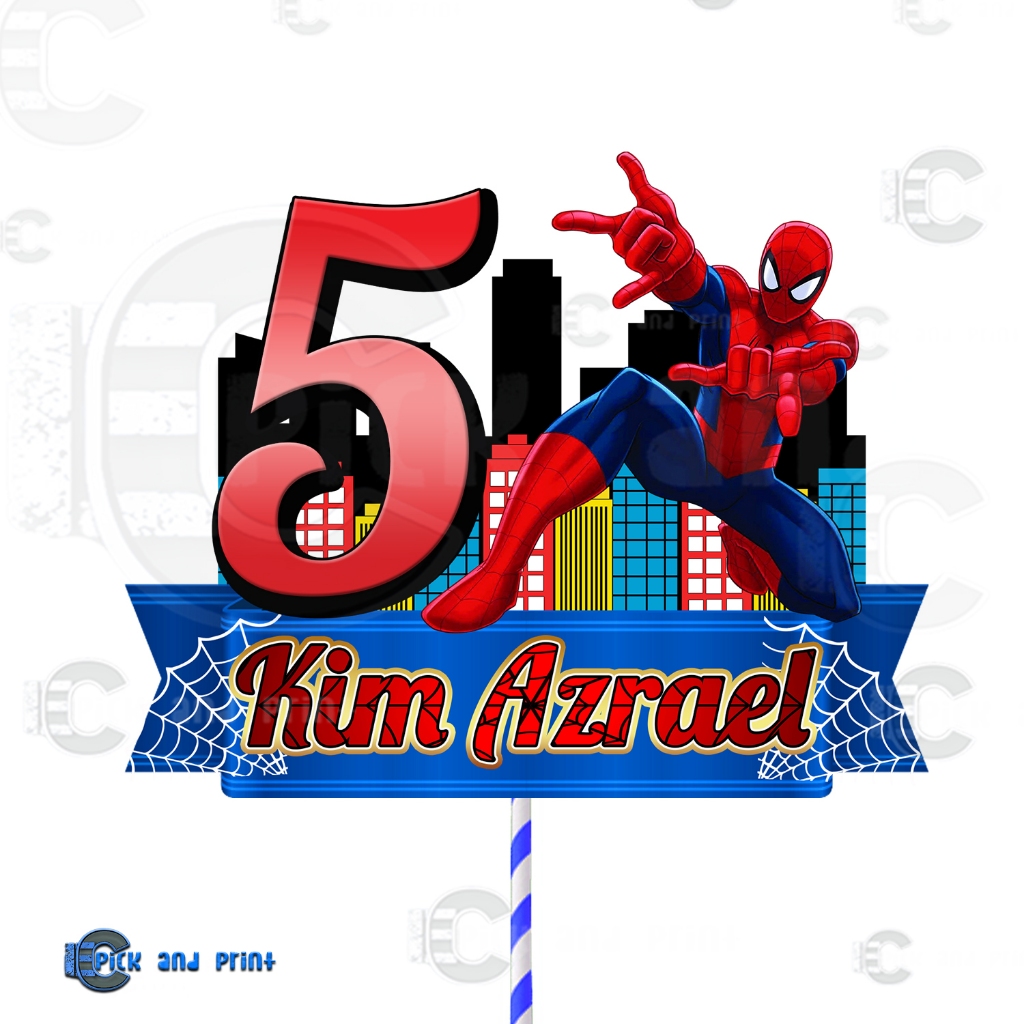 Shop cake topper spider man for Sale on Shopee Philippines