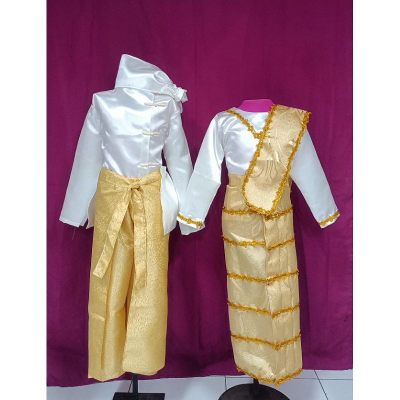 Myanmar Costume With Free Sash United Nation Attire Shopee Philippines