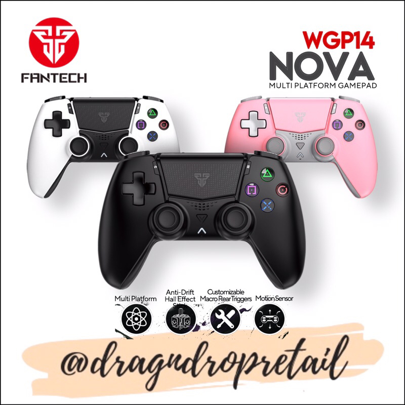FANTECH WGP14 NOVA Multi Platform Hall Effect Gamepad, Bluetooth ...