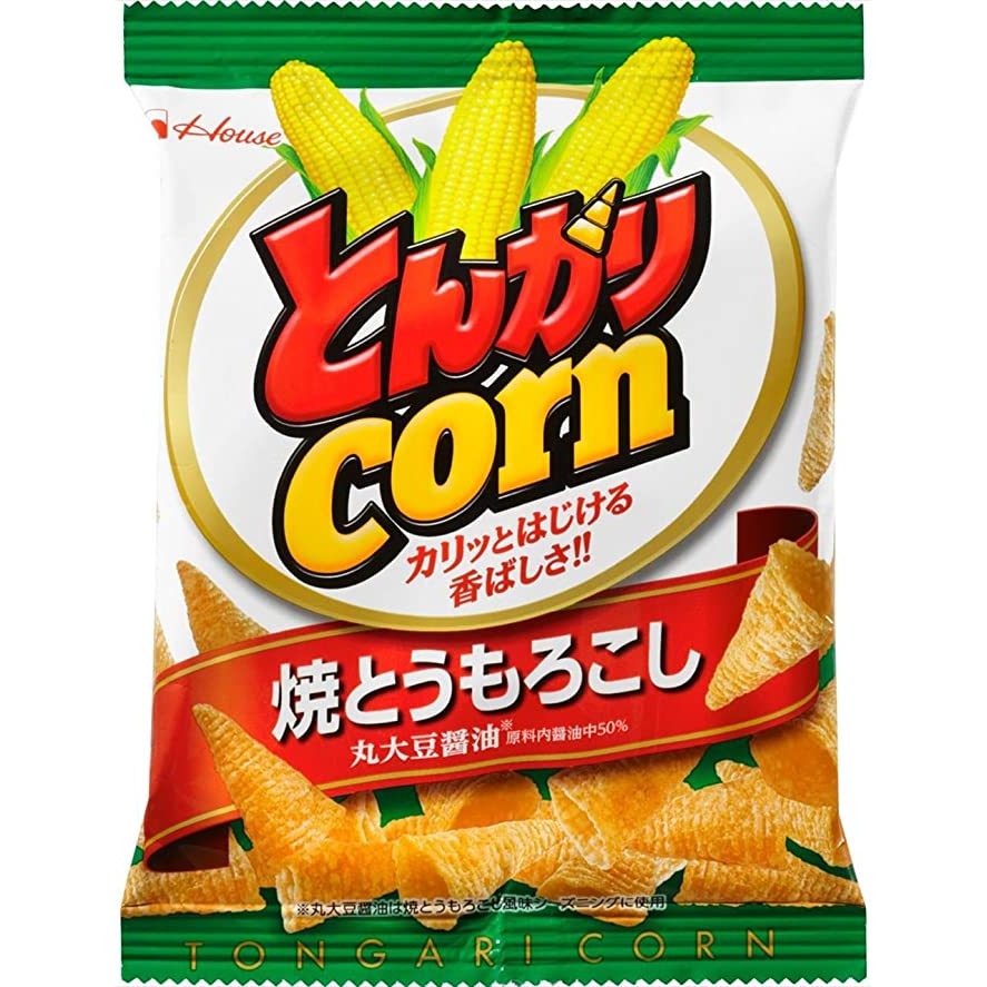 House Tongari Corn Grilled Corn Flavor 21g x 20 bags Direct from Japan ...