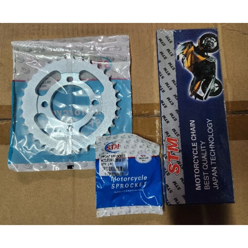 Chain and Sprocket Kit Dream, Rusi MP110 (di pwede sa TC), Euro 110 ...