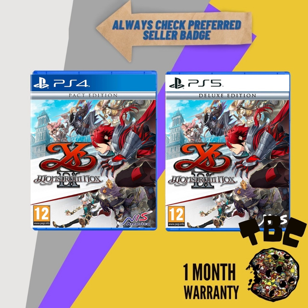 Ys Ix: Monstrum Nox Pact Edition - PS5 [R1] | Shopee Philippines
