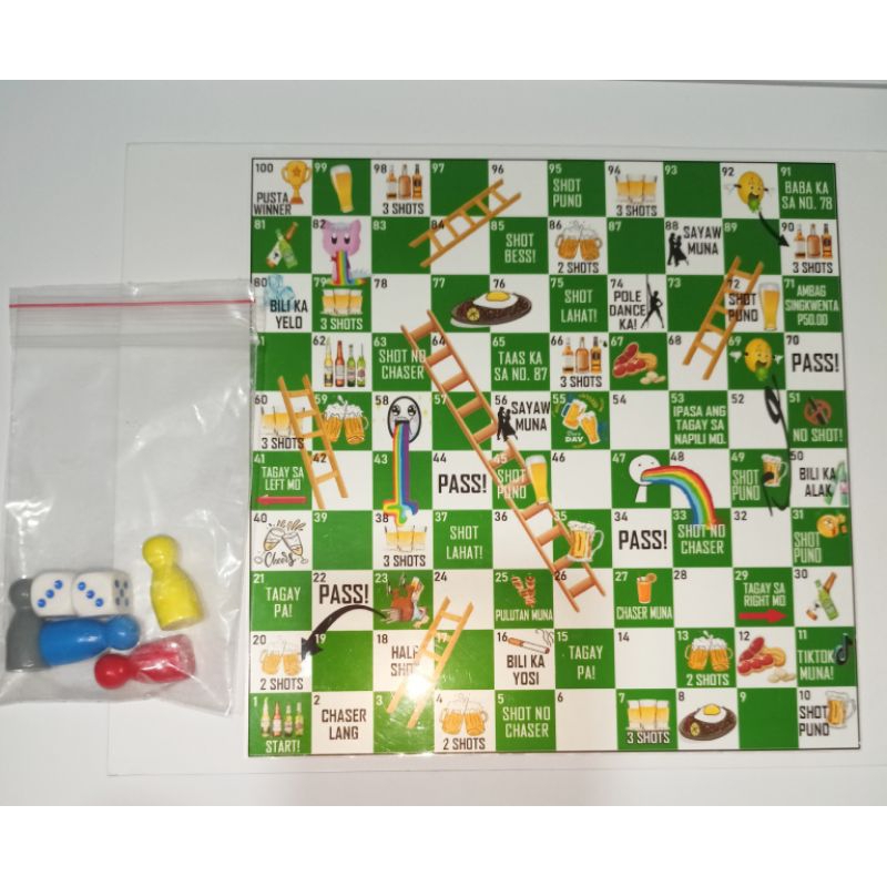 Shot and Ladder, Drink and Ladder Board Game | Shopee Philippines