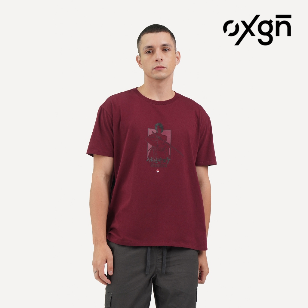 OXGN Naruto Shippuden Side Taped Graphic Print T-Shirt For Men And ...