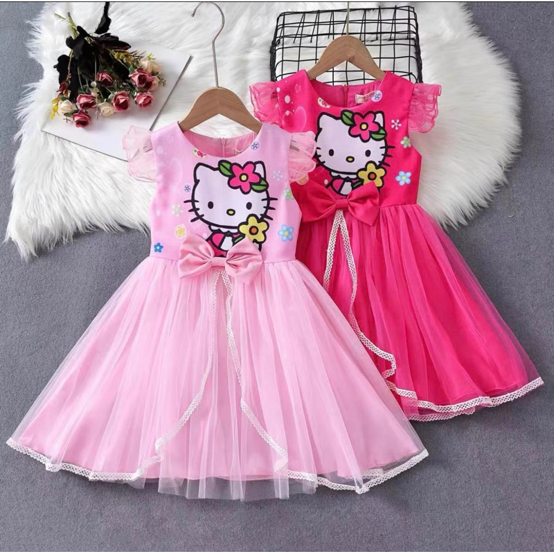 hello kitty tutu dress for girl 2-8yrs | Shopee Philippines
