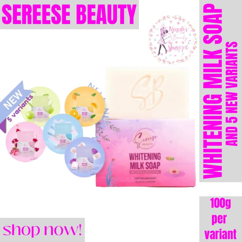 SEREESE BEAUTY Whitening Milk Soap 100g AND SEREESE BEAUTY SOAP 5 NEW ...