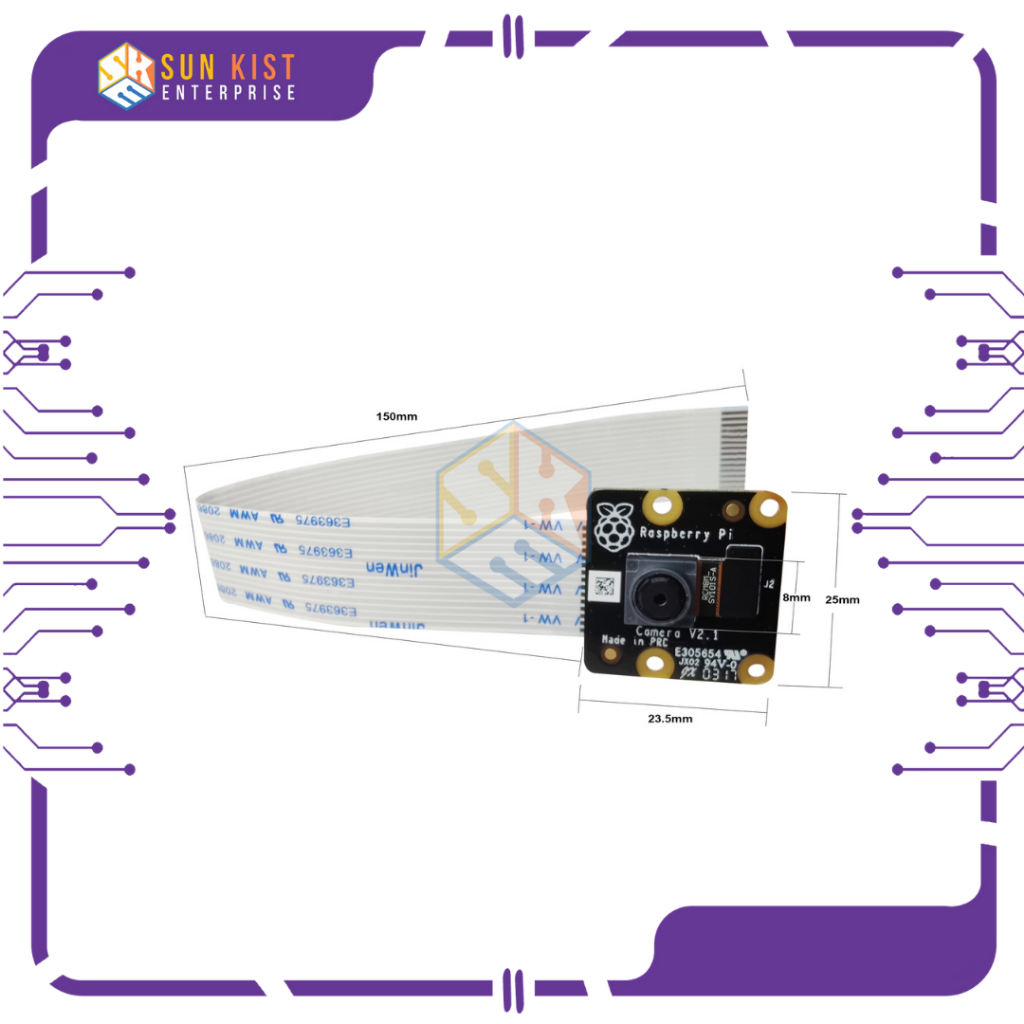 original Raspberry Pi NoIR Camera Module v2.1 8MP Camera v2.1, NoIR ...