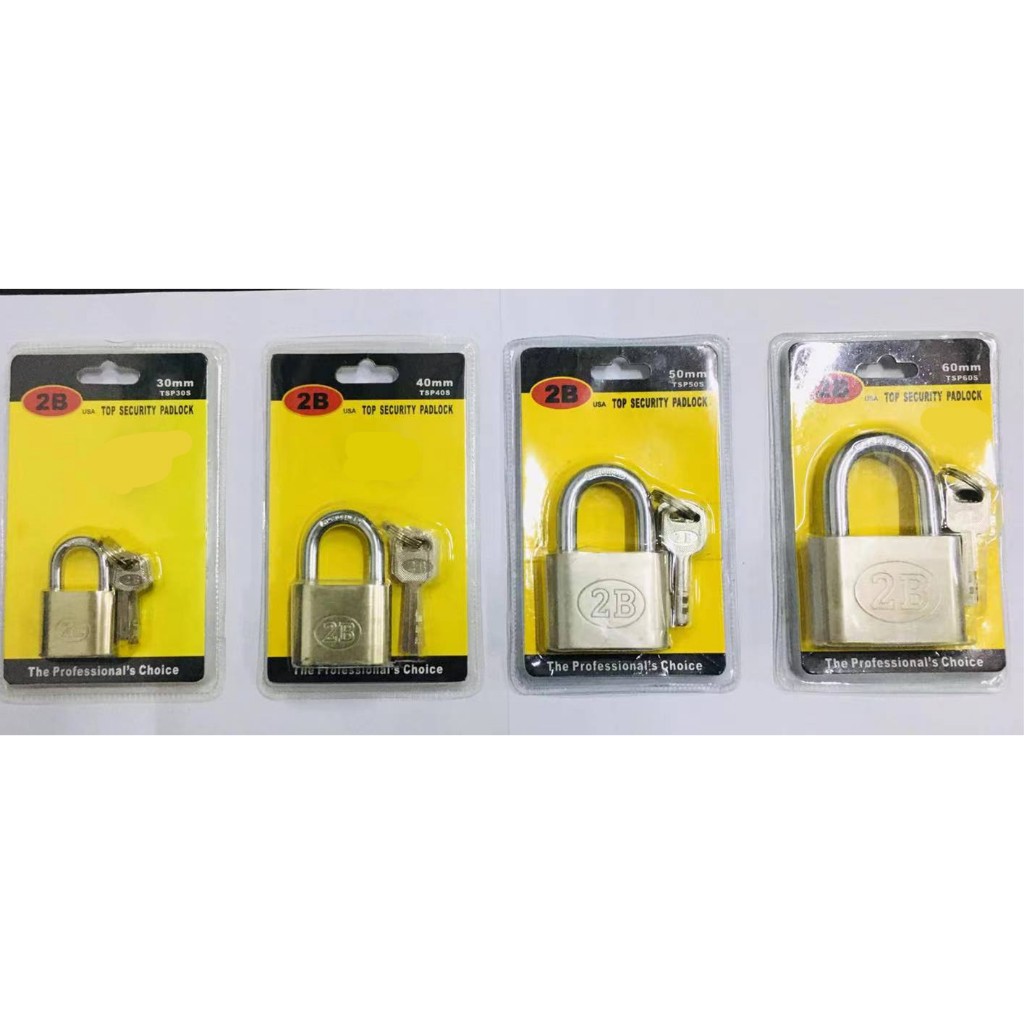 2B TOP SECURITY PADLOCK SHORT SHACKLE | Shopee Philippines