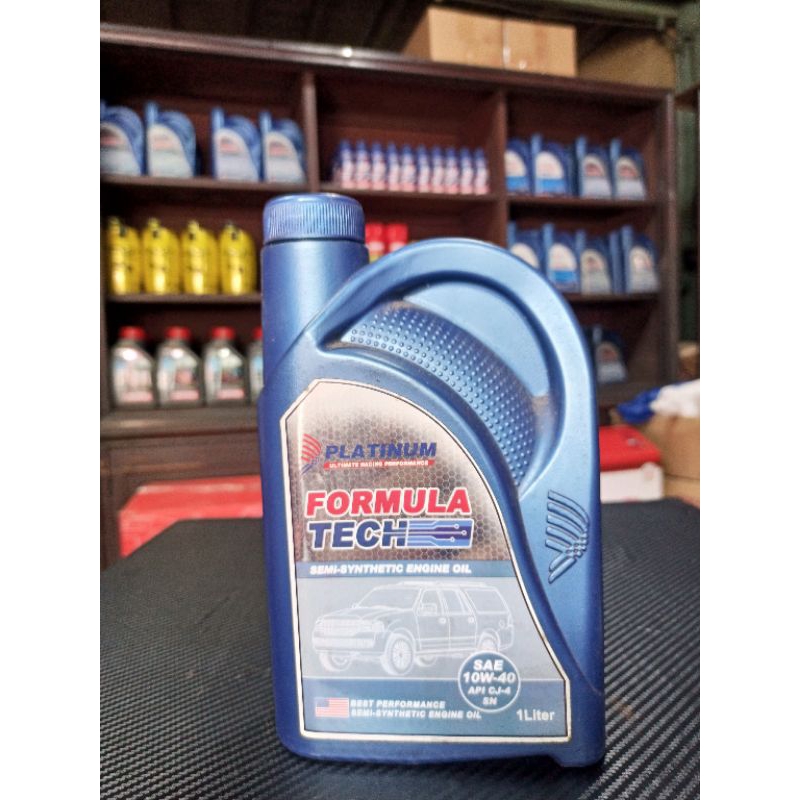 Platinum Formula Tech 1liter 10w 40 Semi Synthetic Gas And Diesel