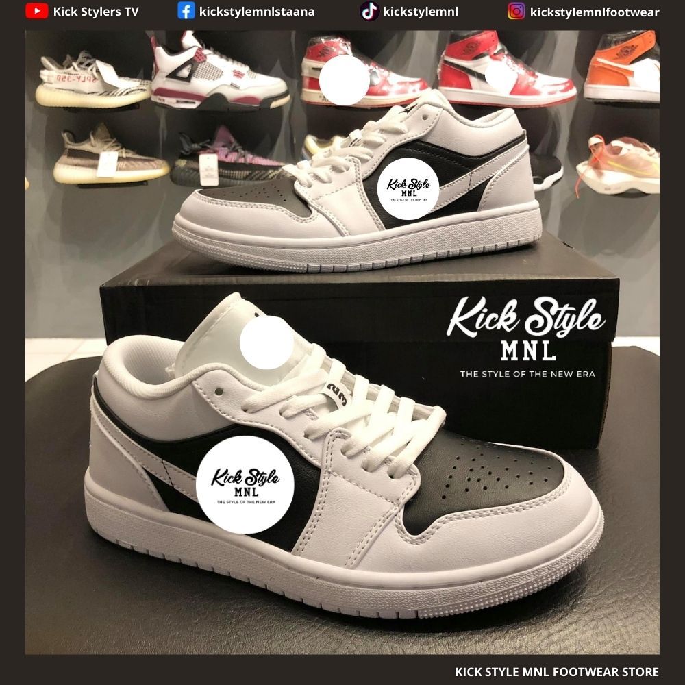 FASHION KICKS Reverse Panda [A089] - Men & Women Casual Low Sneakers ...