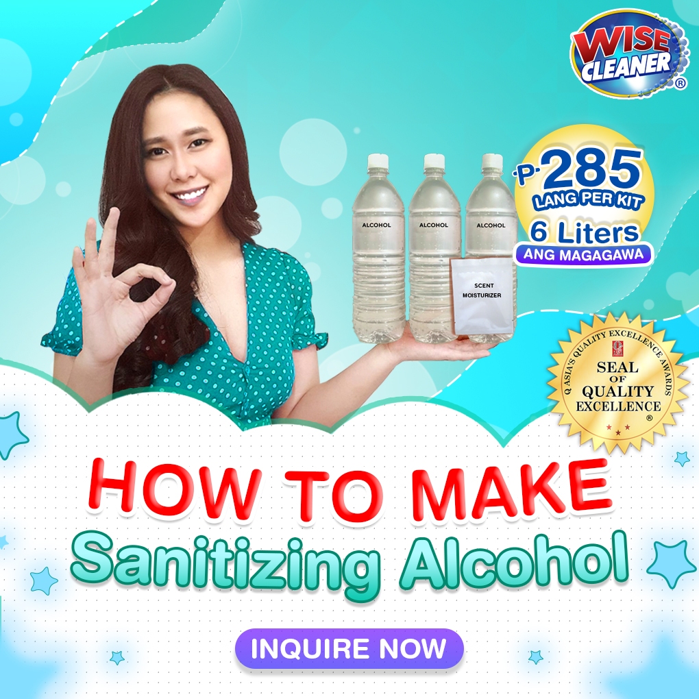 Wise Cleaner Sanitizing Alcohol Kit | Shopee Philippines