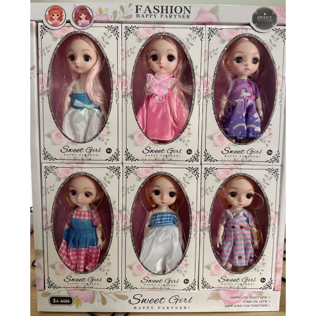 Stylish Happy Companion Sweet Girl Doll Toy (Single) | Shopee Philippines