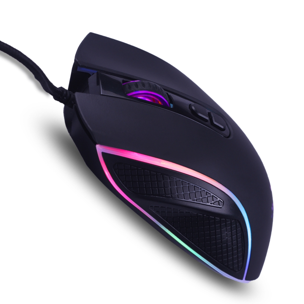 Nexion GM918 New Design RGB 7D Gaming Mouse Six Stage Dpi Ergonomic ...