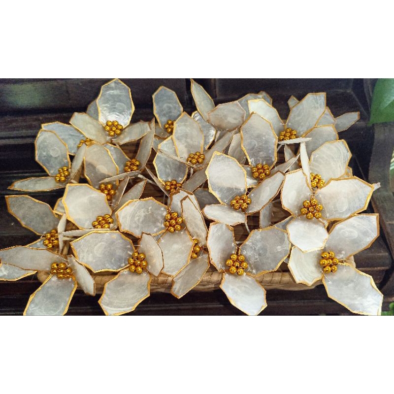 Capiz Shells Flowers | Shopee Philippines