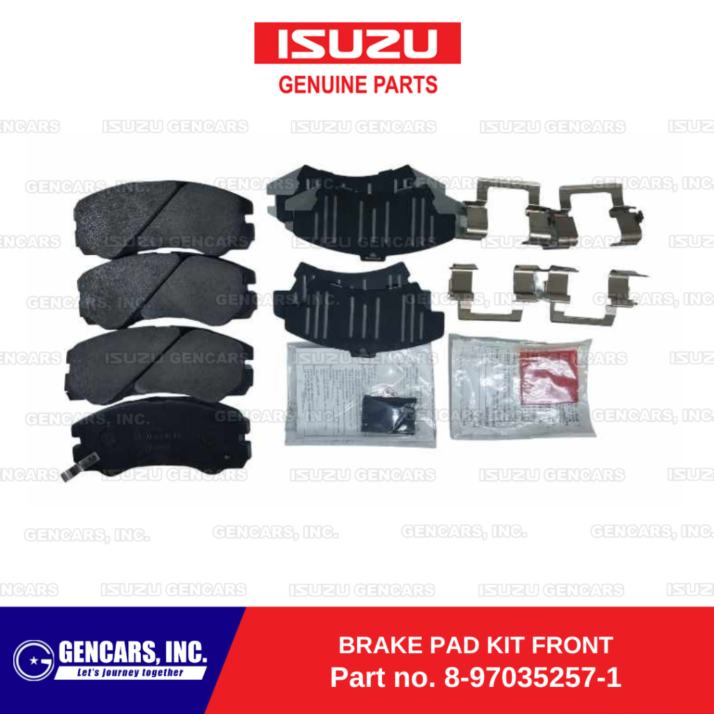 Isuzu Brake Pad Kit Front for Trooper 4JX1 1998-2002 (8970352571 ...