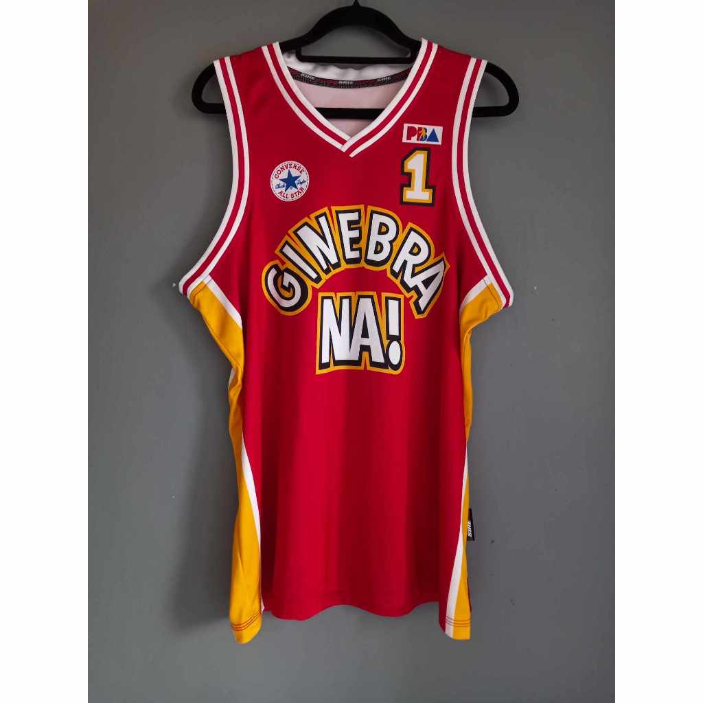 PBA Retro Ginebra Na Bal David #1 Jersey | Shopee Philippines