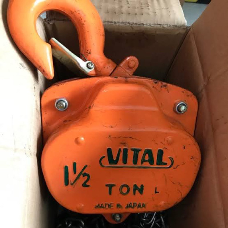 Chain block Vital 1.5 Ton with 6 meter Chain | Shopee Philippines
