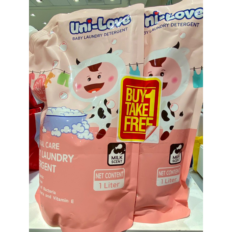UNILOVE Baby Detergent Buy1take1 Milk and Powder Scent | Shopee Philippines