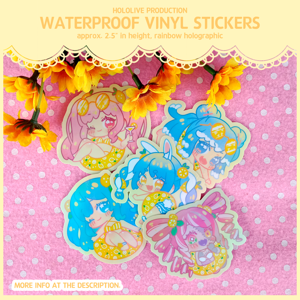 STICCIES by Soraille [Hololive Production] Vinyl Stickers - Calli ...
