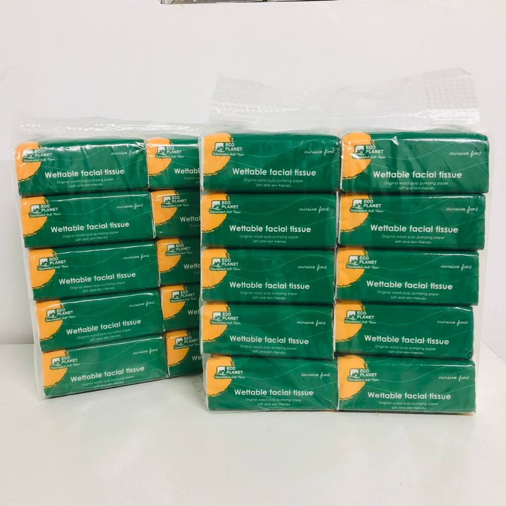 10pack GreenTea Tissue 0.85kg 4ply(480 sheets x 8 Packs) Organic green ...