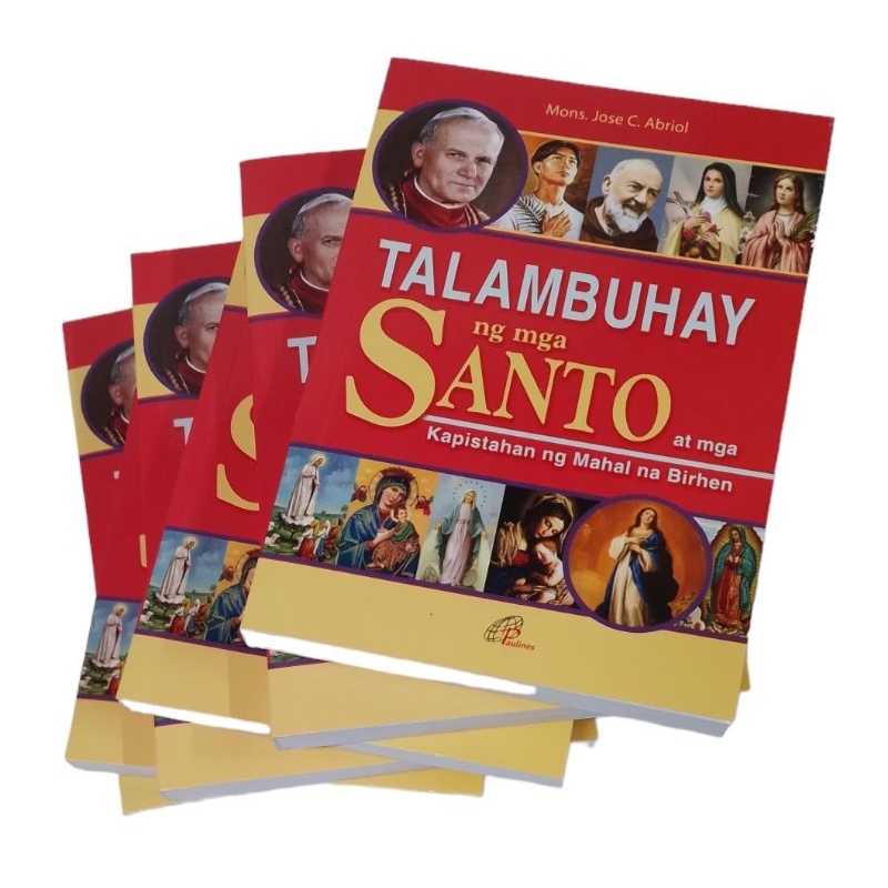Talambuhay ng mga Santo at mga Kapistahan ng Mahal na Birhen | Shopee ...