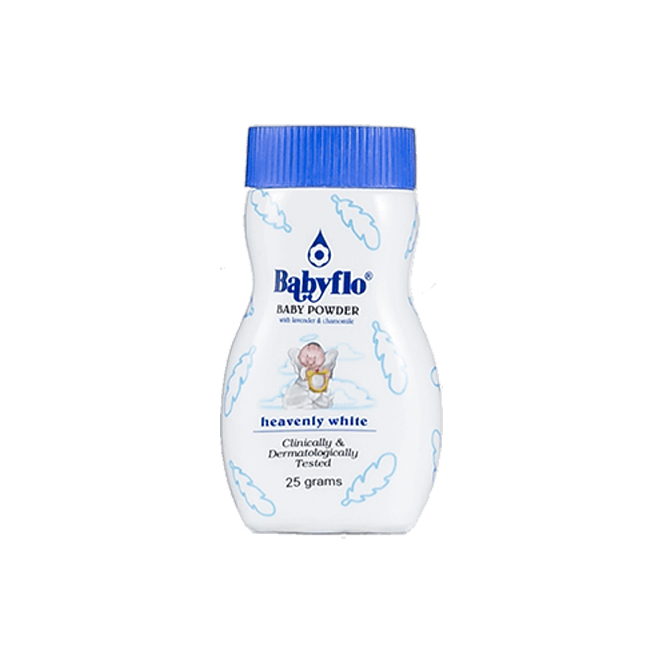 Babyflo Baby Powder Heavenly White 25g | Shopee Philippines