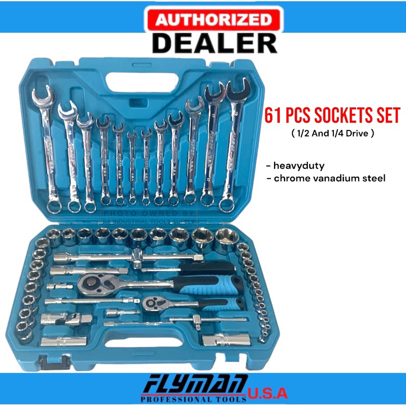 Flyman Tools Usa 61 Pcs Sockets Set | Shopee Philippines