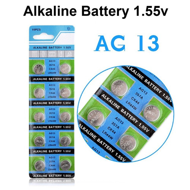 Alkaline AG13 Button Cell Battery 1.55V | Shopee Philippines
