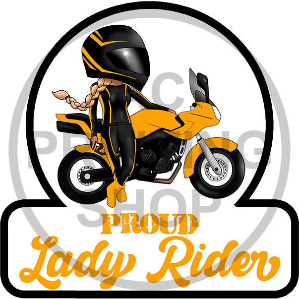 Proud Lady Rider Motor Sticker Waterproof | Shopee Philippines