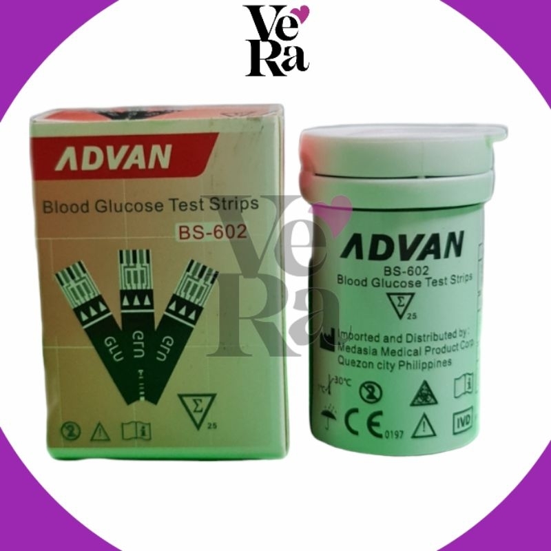 ADVAN Blood Glucose Strips for Model (BG 707, BG 709, BG 707B, and BG ...