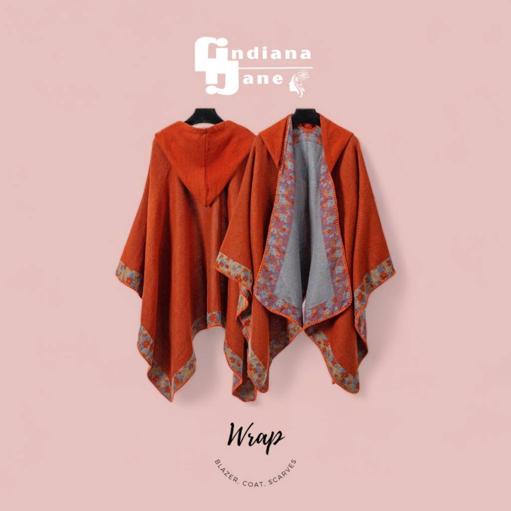 WRAP Boho Hooded Cloak Cape | Shopee Philippines
