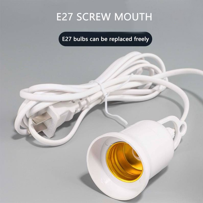 3m/5m/10m Lamp Bulb Holder with Switch LED Light Bulb Extension Socket ...