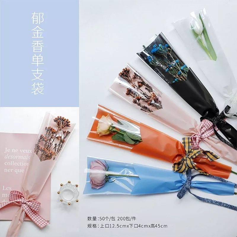 Single Flower Wrapping Paper for Bouquet Roses Dried Flowers DIY ...