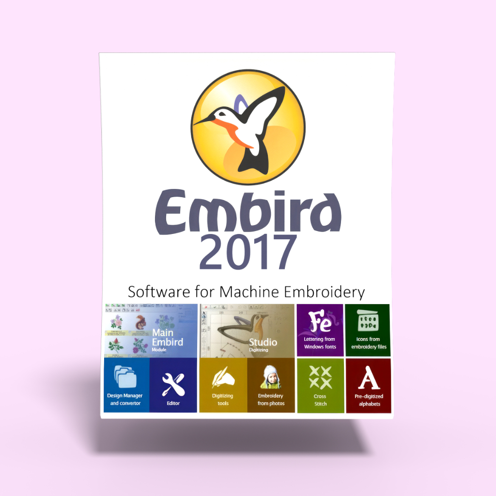 Embird Embroidery Studio 2017 | Shopee Philippines