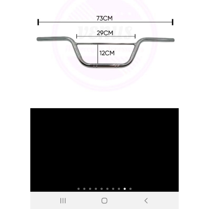 handle bar .manibela fit for rusi badja tmx (universal) | Shopee ...