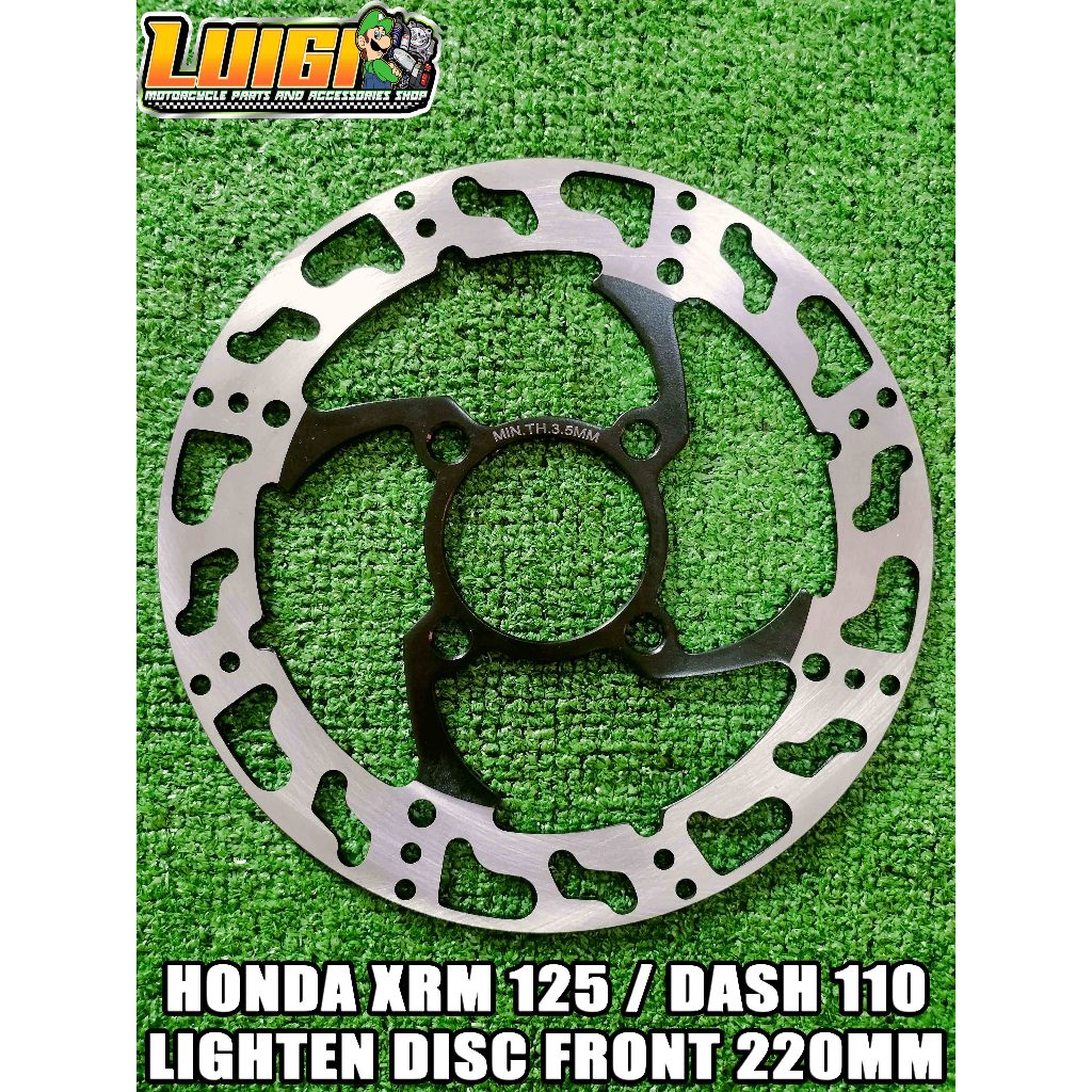 HONDA XRM 125 / DASH 110 LIGHTEN DISC FRONT 220MM | Shopee Philippines