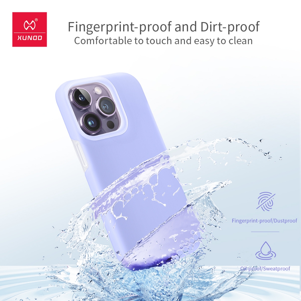 XUNDD Jelly Series Liquid Silicone Phone Case iP 13/14 iP13 Pro/Pro Max ...